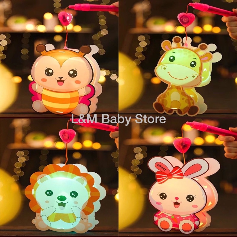 READY STOCK Cute DIY Lantern Led With Sound/ Light Mid Autumn Festival ...