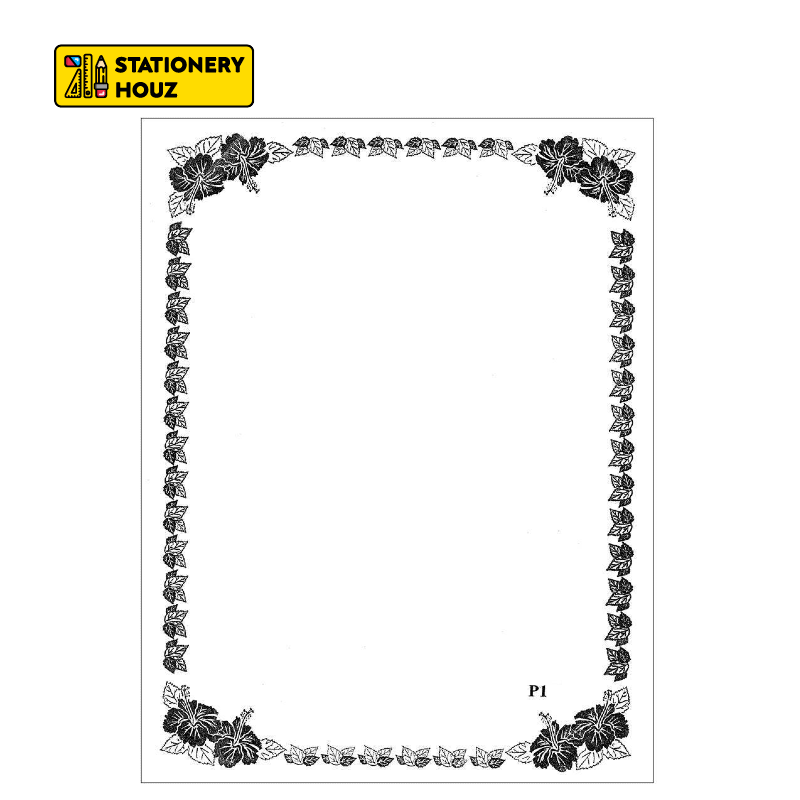 Stationery Houz A4 Hotstamping Certificate Paper with RED SEAL 160 gsm ...