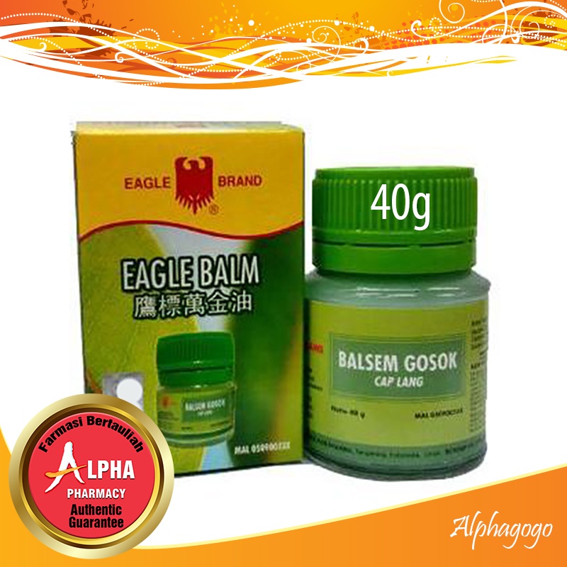 Eagle Balm / Balsem Gosok (40g) | Shopee Malaysia