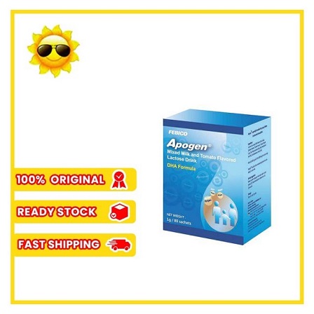 STOCK CLEARANGE! FEBICO APOGEN CHILDREN GRANULES DRINK 80'S (EXP6/25 ...