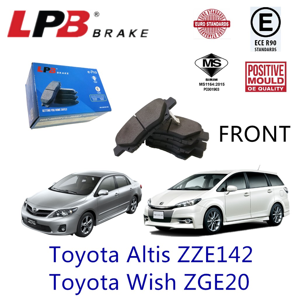 (FRONT) Toyota Altis ZZE141 ZZE142 ZRE141 ZRE142 ZRE143 ZRE172 Wish ...
