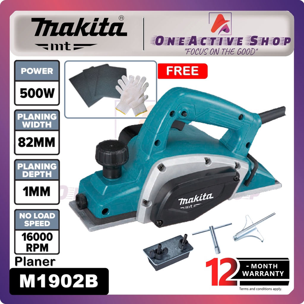 MAKITA Planer 580W M1902B - 1 Year Warranty ( MAKITA WOOD PLANER MAKITA ...