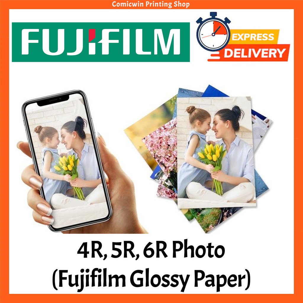 【INSTANT】4R Photo (Fujifilm Quality) 4R 6R 8R Premium Photo Cuci Gambar ...