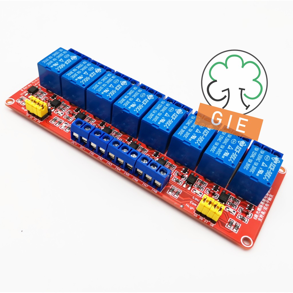 Eight Relay Module With Optocoupler Isolation 5V Arduino | Shopee Malaysia