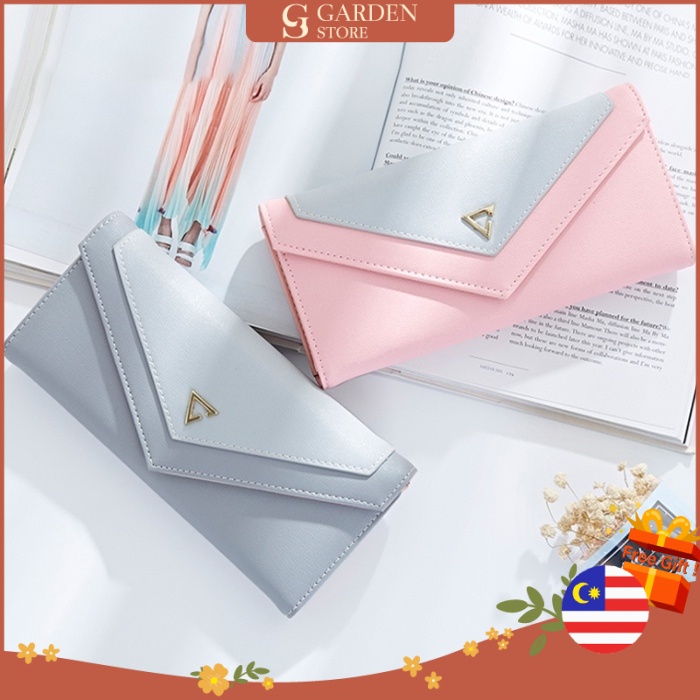 GS Forever Young Women Elegant Large Capacity PU Leather Trifold Slim ...