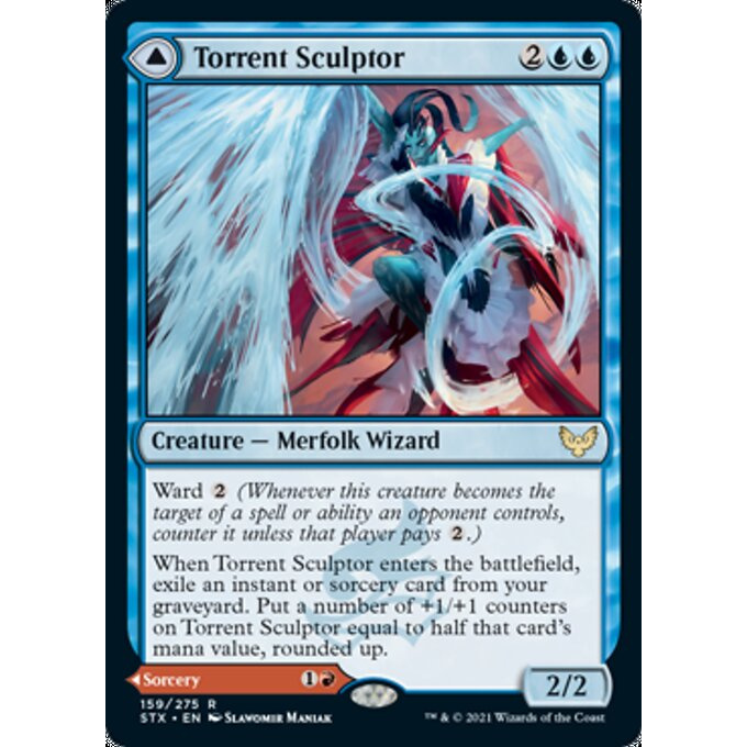 Torrent Sculptor // Flamethrower Sonata | [STX][R][ // ][Creature][MTG ...