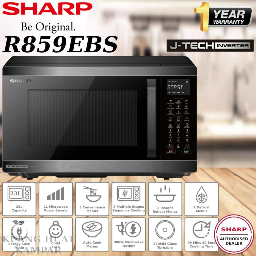 SHARP 32L J-TECH INVERTER MICROWAVE OVEN WITH CONVECTION R859EBS ...