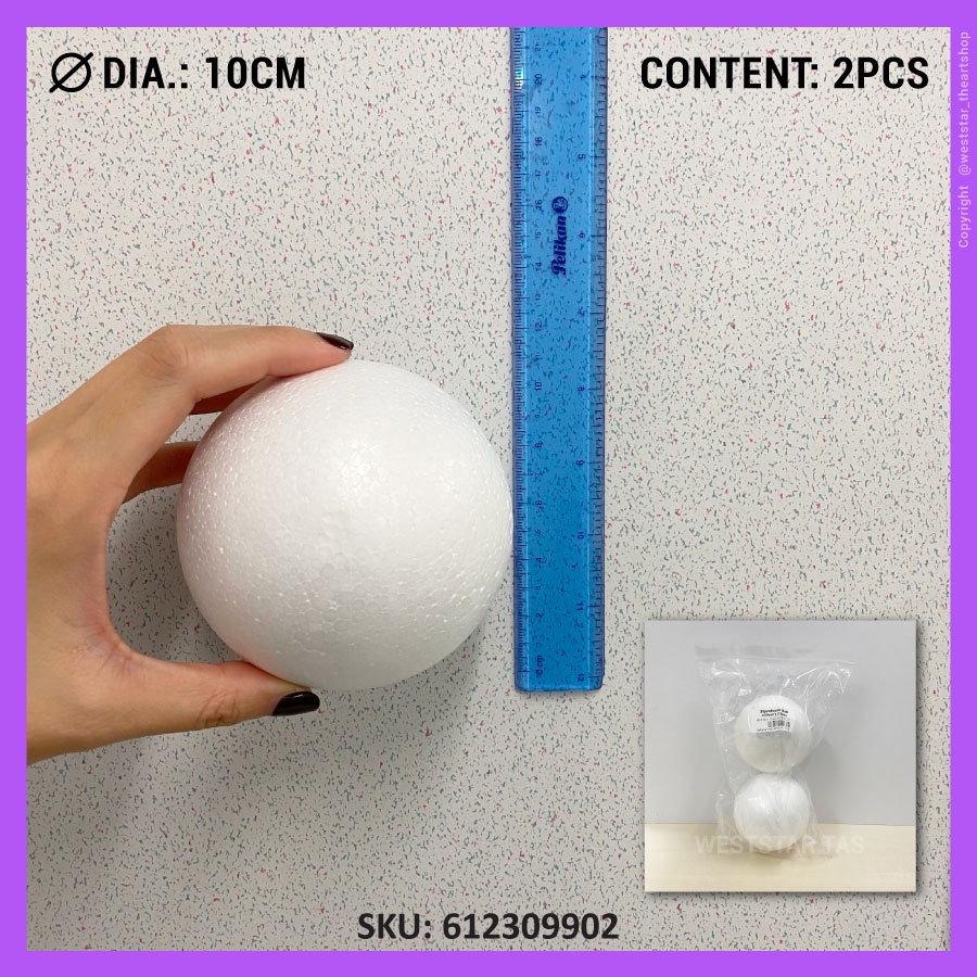 [Weststar] Styrofoam Ball Sphere Shape Polystrene Ball 5mm to 10cm Foam ...