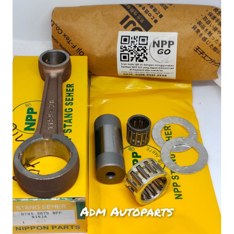 Handlebar Seher Seker Connecting Rod Set NPP Nippon Part Kawasaki Ninja ...