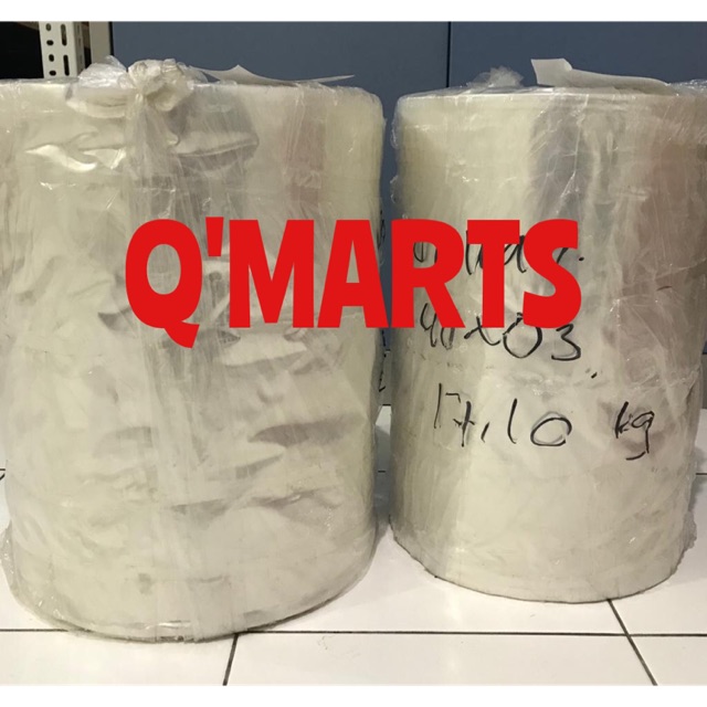 Plastic LAUNDRY ROLL Plain 40cm Width | Shopee Malaysia