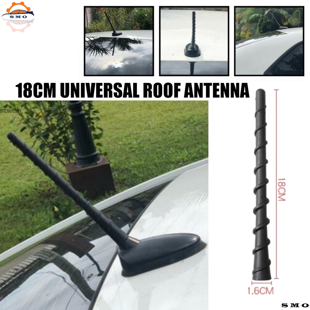 Car Roof Antenna 18cm Spiral Universal Car Radio FM/AM Antennas Aerial ...