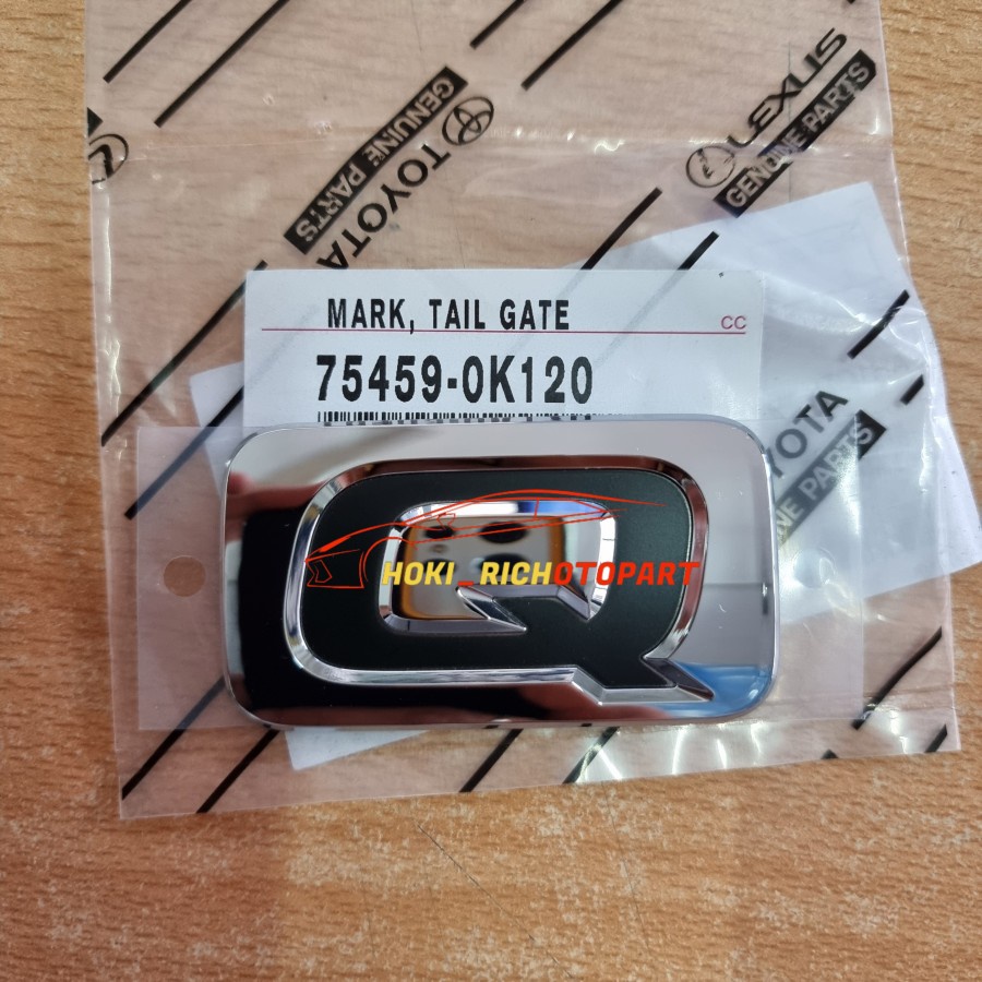 Original Q Veloz 2022 Innova Reborn writing Emblem 75459-0K120 | Shopee ...