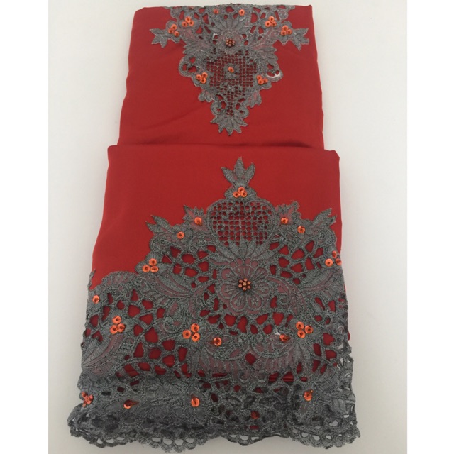 👉🏻 Set kain pasang SATIN 👉🏻 Kerawang di leher, sekeling baju & tangan ...