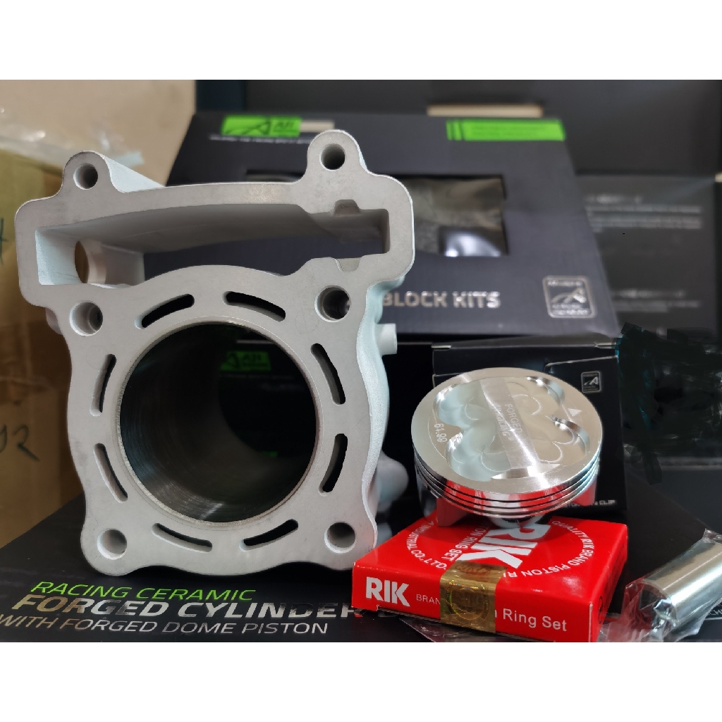 Aji Racing Y150ZR LC135 62/63MM Ceramic Block With Dome Piston (FORGEN ...