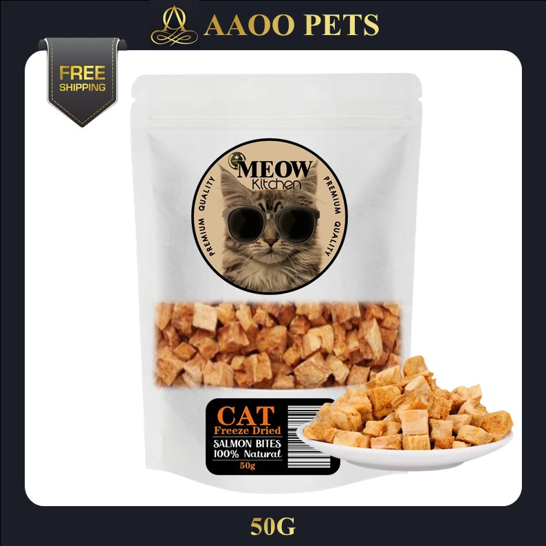 Meow Kitchen Freeze Dried Cat Dog Snack Salmon ,Chicken Liver ,Beef ...
