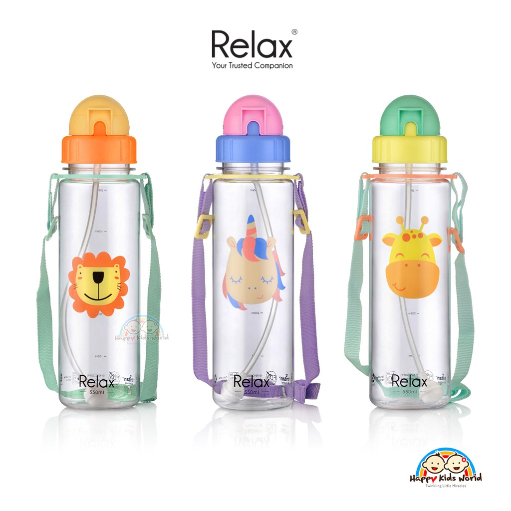 Relax 550ml Tritan Kids Water Bottle - D7655 | Shopee Malaysia