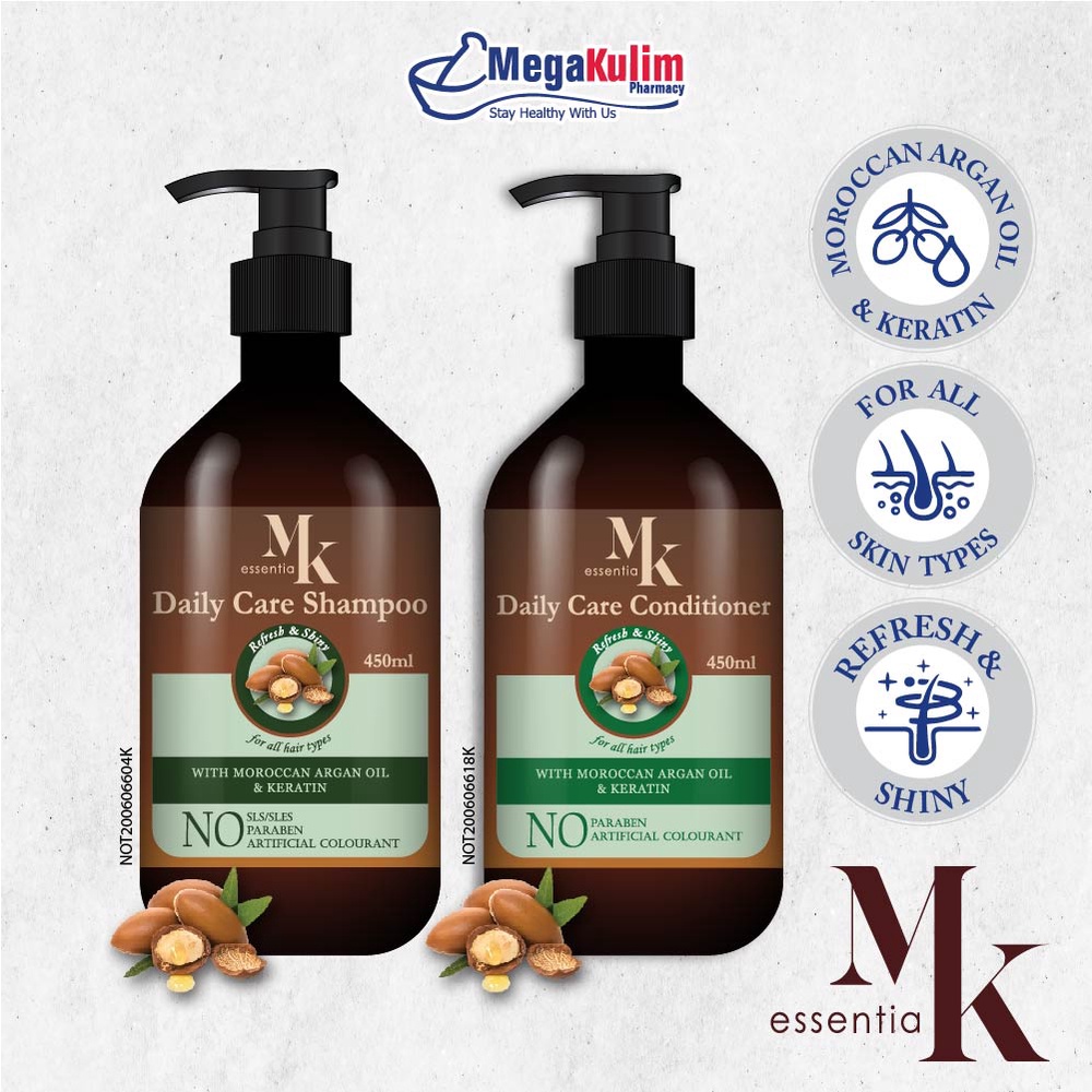 Mk Essentia Daily Care Shampoo / Conditioner 450mL | Shopee Malaysia