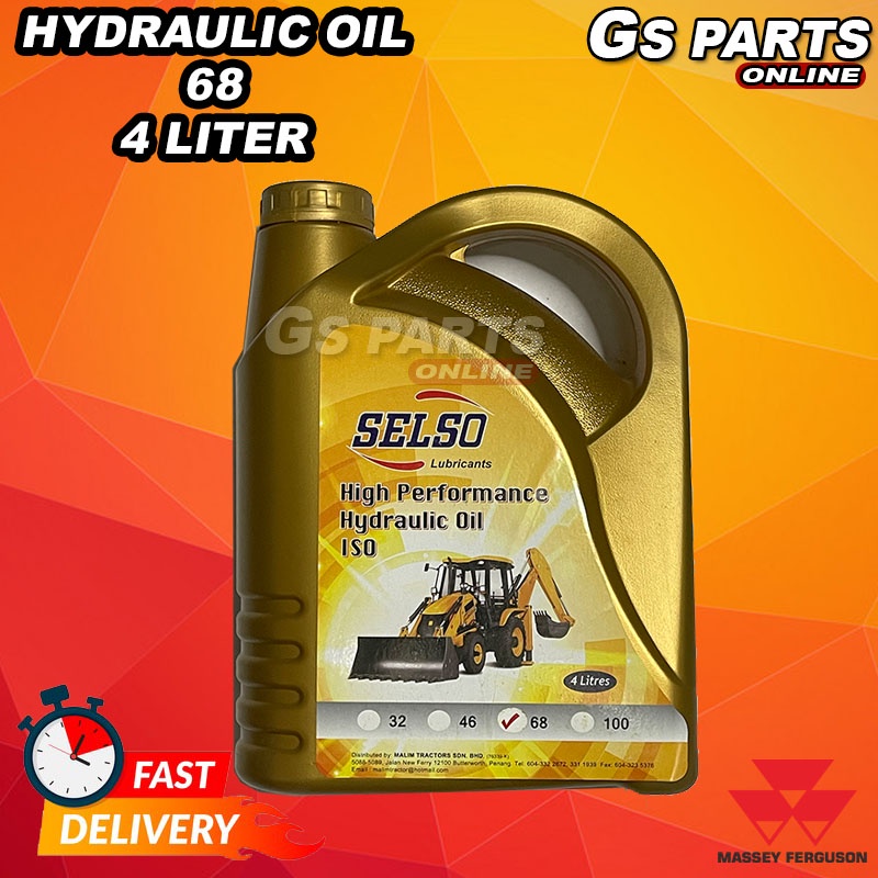 🚜HYDRAULIC OIL 68 4 LITER | GS PARTS | Shopee Malaysia