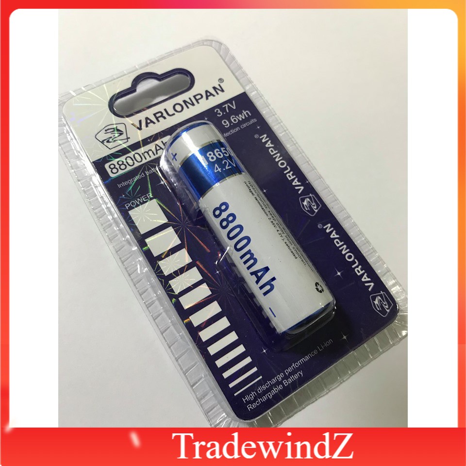 🔥 Varlonpan 18650 3.7v 8800mAH Lithium-ion Li-on Rechargeable Battery ...