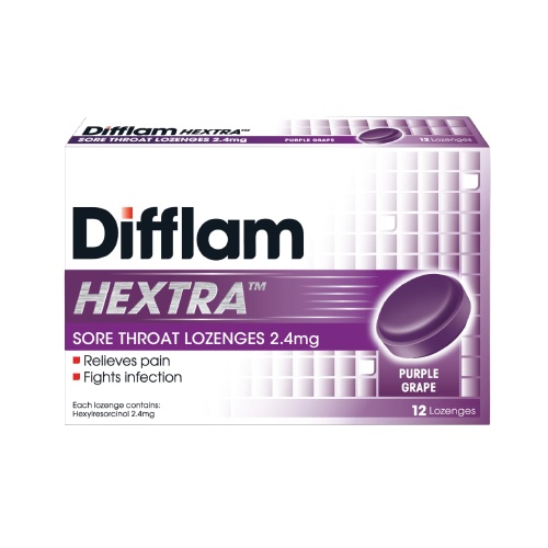 Difflam Hextra Sore Throat Lozenges Grape (12s) | Shopee Malaysia