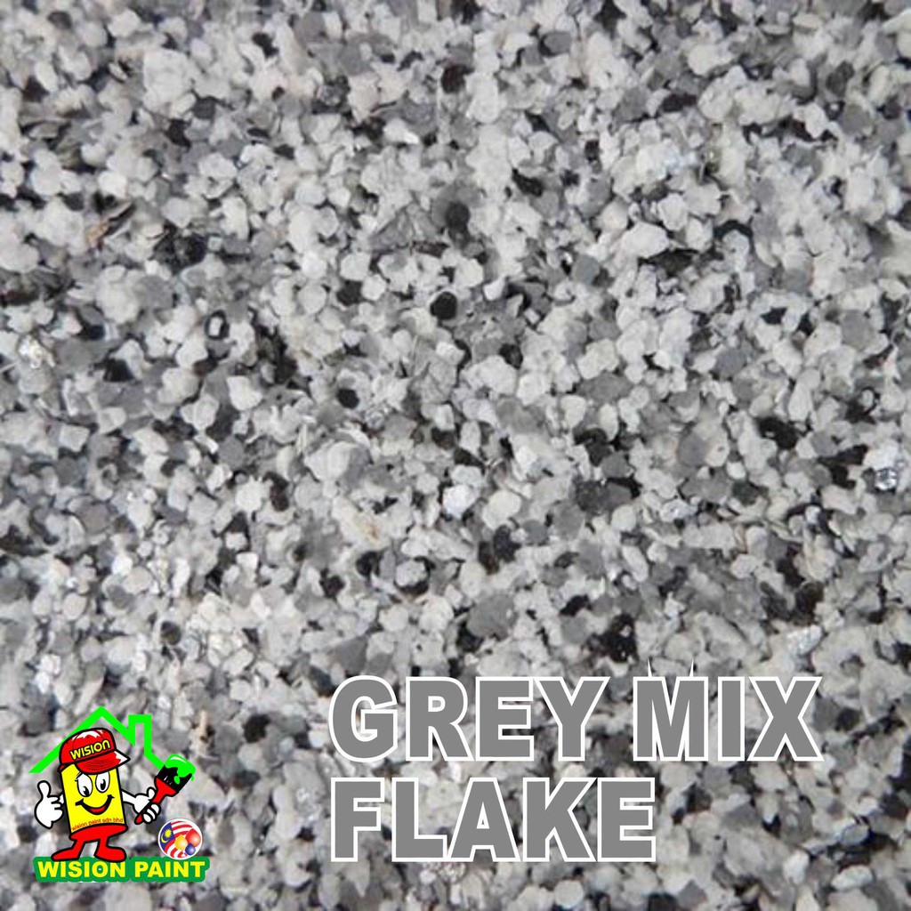 GREY MIX ( 1KG )💥Ready Stock💥 Colour Flake Only | For Floor Wall ...