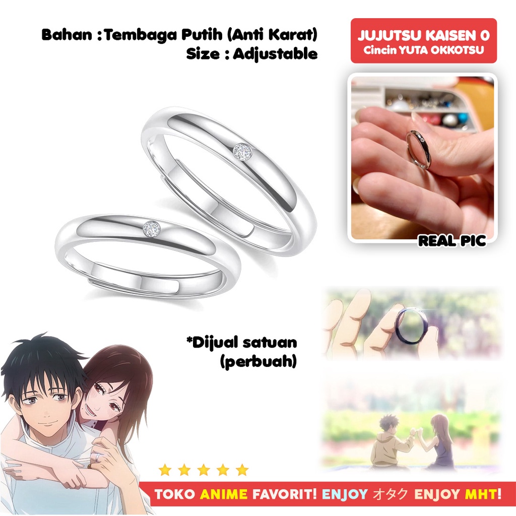 Yuta Okkotsu Rika Orimoto Ring Anime Jujutsu Kaisen Cosplay | Shopee ...