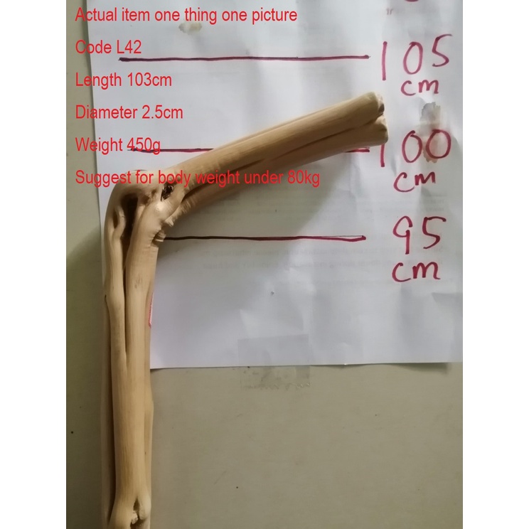 Solid Wood Hiking crutches, Old people Wooden Walking Sticks, Old Man ...