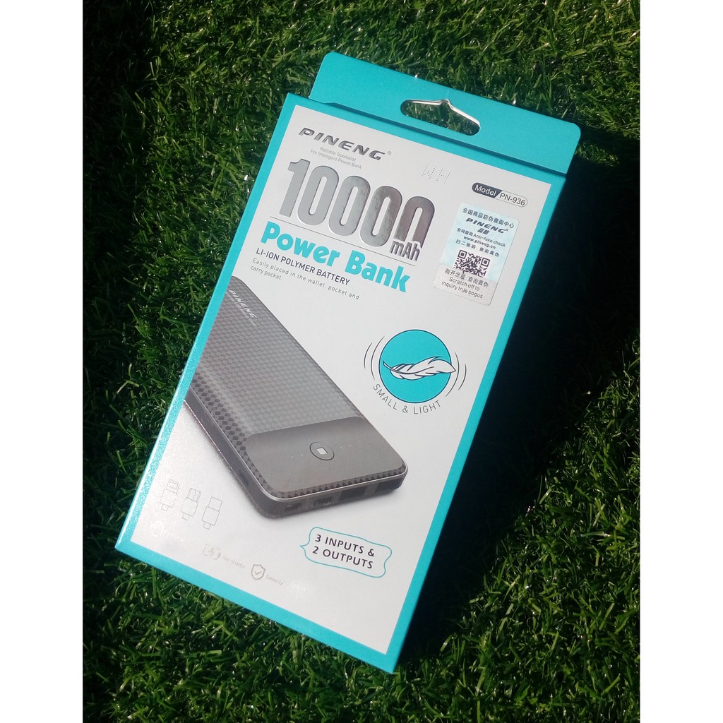 Pineng PN-936 10000mAh Powerbank ORIGINAL 3 Inputs 2 Outputs 🔥[All-New ...
