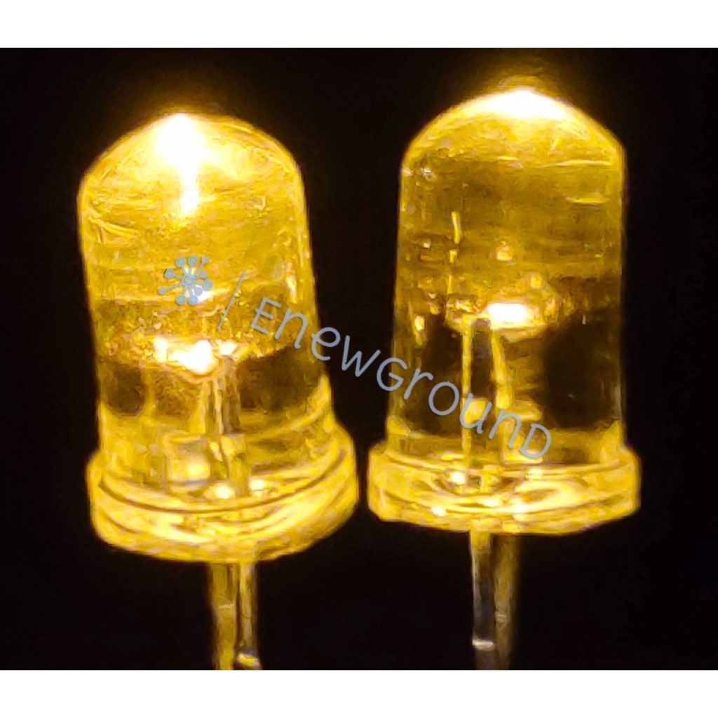 LED (super bright, 2 pin, 5 mm, short pin, 5 PCS/set, UV, white light ...