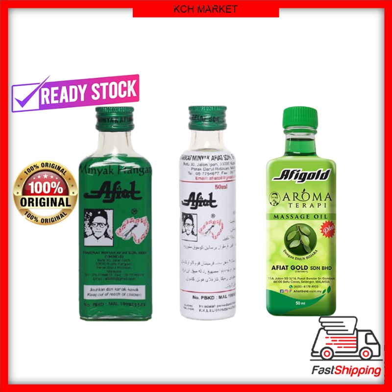 🔥FAST SHIPING🔥Minyak Afiat 50mL / 55mL (Original / Gold / Hangat ...