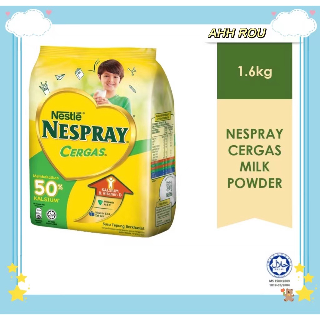 Nestle Nespray Cergas Milk Powder 1.6kg (Exp: 5/2023) | Shopee Malaysia