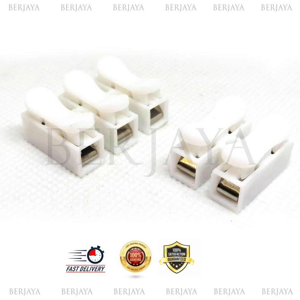 NEW IN 2.5mm Quick Splice Push Type Lock Wire Cable Connectors 2/3 Pins ...