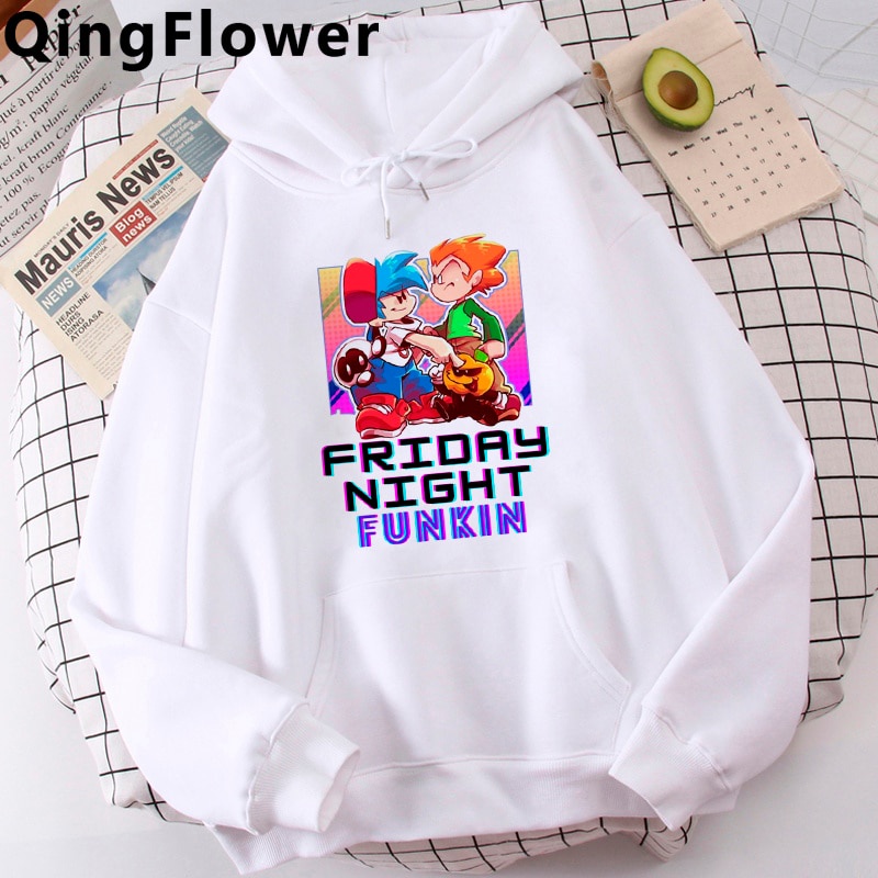 Friday Night Funkin hoodies men Ulzzang streetwear Oversized harajuku ...