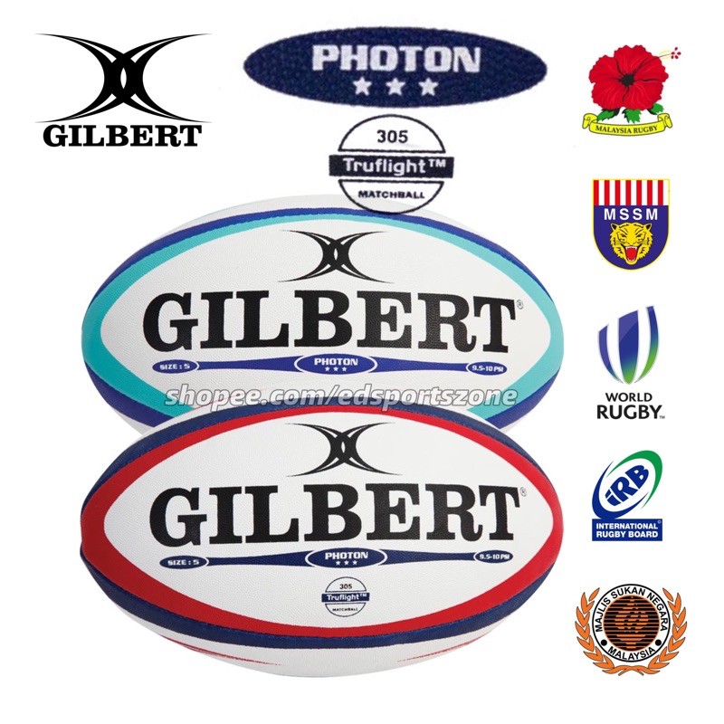 Gilbert Photon Rugby Match Ball Bola Game Bola Ragbi Pertandingan ...