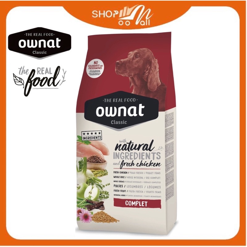 OWNAT CLASSIC PREMIUM ADULT COMPLETE FRESH CHICKEN / FISH / MINI ADULT ...