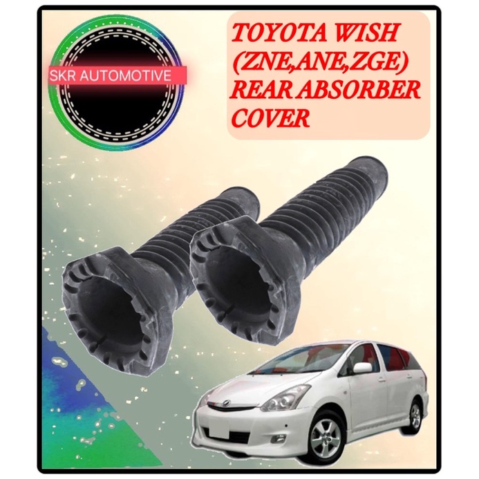 TOYOTA WISH ZNE10,ANE10,ZGE20,ZGE21 REAR ABSORBER DUST COVER | Shopee ...