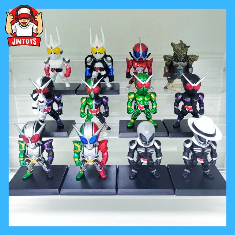 BANDAI Converge Kamen Rider W CycloneJoker / Accel / Utopia Dopant ...