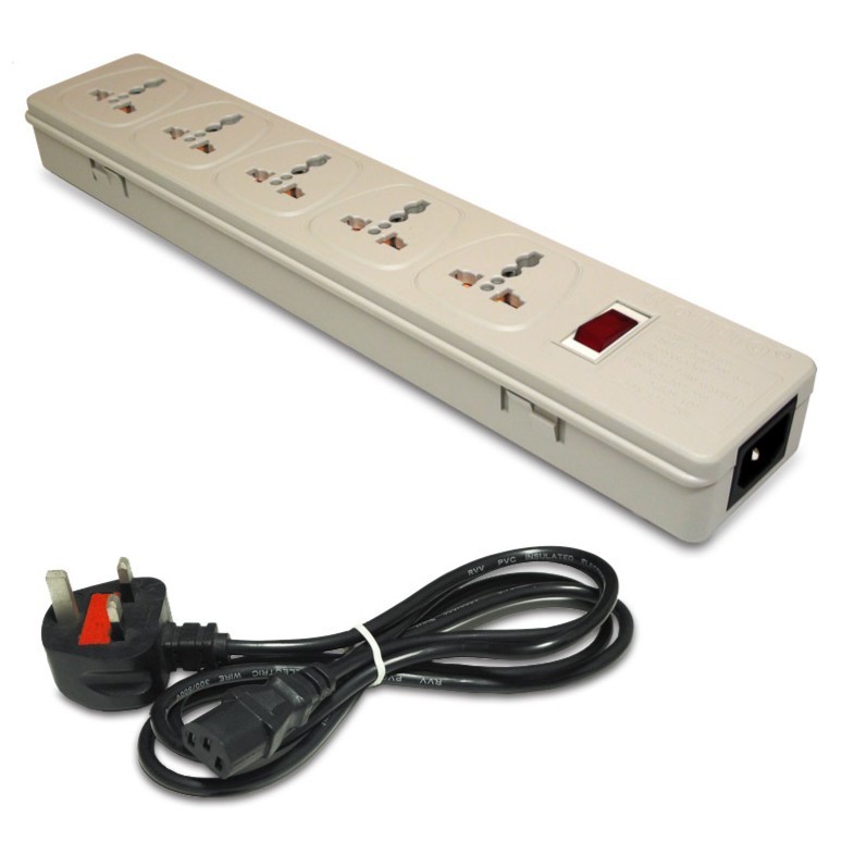 WONPRO, 5 Way Universal Power Extension Socket with Surge | Shopee Malaysia