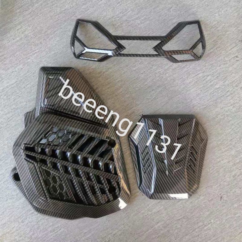 Honda ADV 150 Set Package 3 in 1🔥Tail lamp cover carbon+Coolant Cover ...