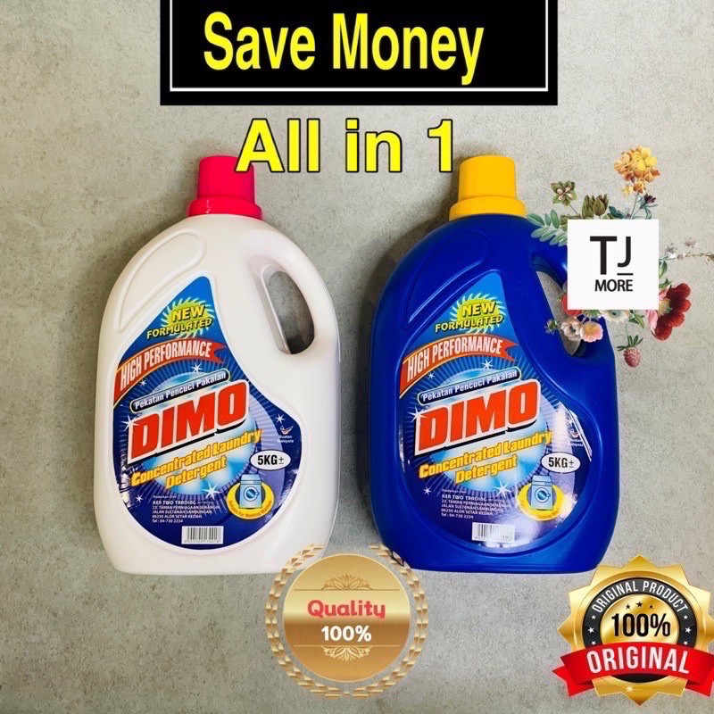 Dimo SABUN PAKAIAN BAJU Laundry Detergent Liquid 5kg | Shopee Malaysia