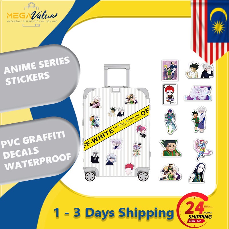 (100pcs) Anime Sticker Luggage Stickers Naruto Demon Slayer Jujutsu ...