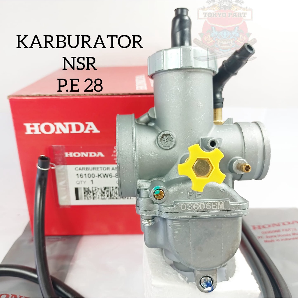 Carburetor CARBURETOR HONDA KEIHIN NSR PE 28 ORIGINAL QUALITY HONDA PRECISION EASY TO SET ...