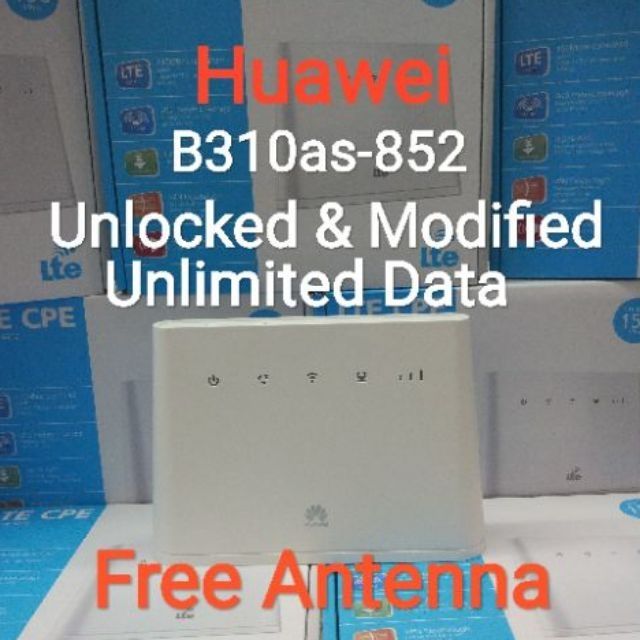 Unlocked Modified Huawei 4G LTE SIM Card WIFI Unlimited Hotspot Modem ...