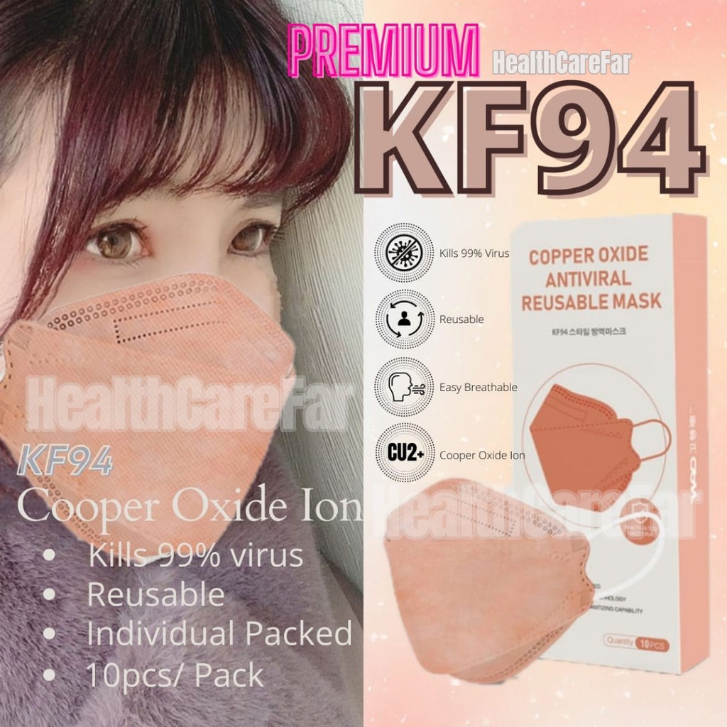 KF94 Copper Oxide Ion Reusable antiviral Face Mask KN95 Latest mask 5 ...