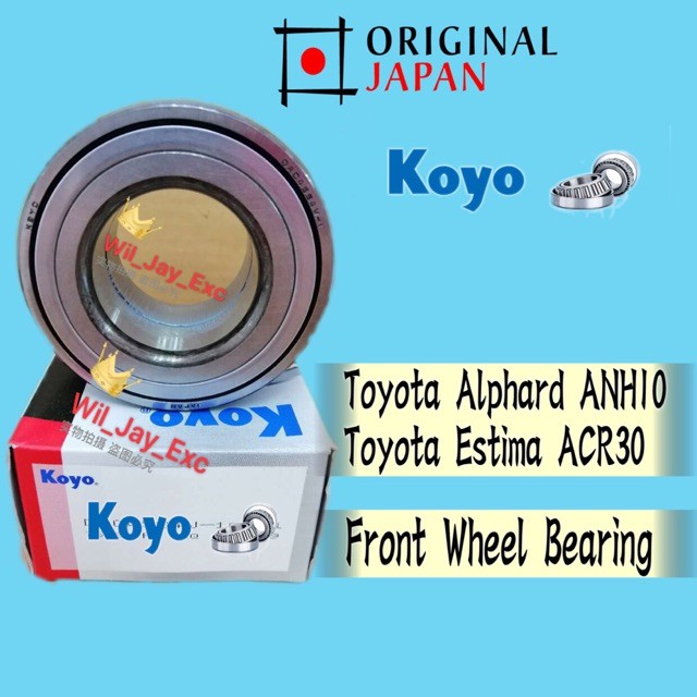 JTEKT KOYO DAC4584W-1CS81 TOYOTA ALPHARD ANH10/MNH10 ESTIMA ACR30,MCR30 ,ACR40,PROTON X70,FRONT ...