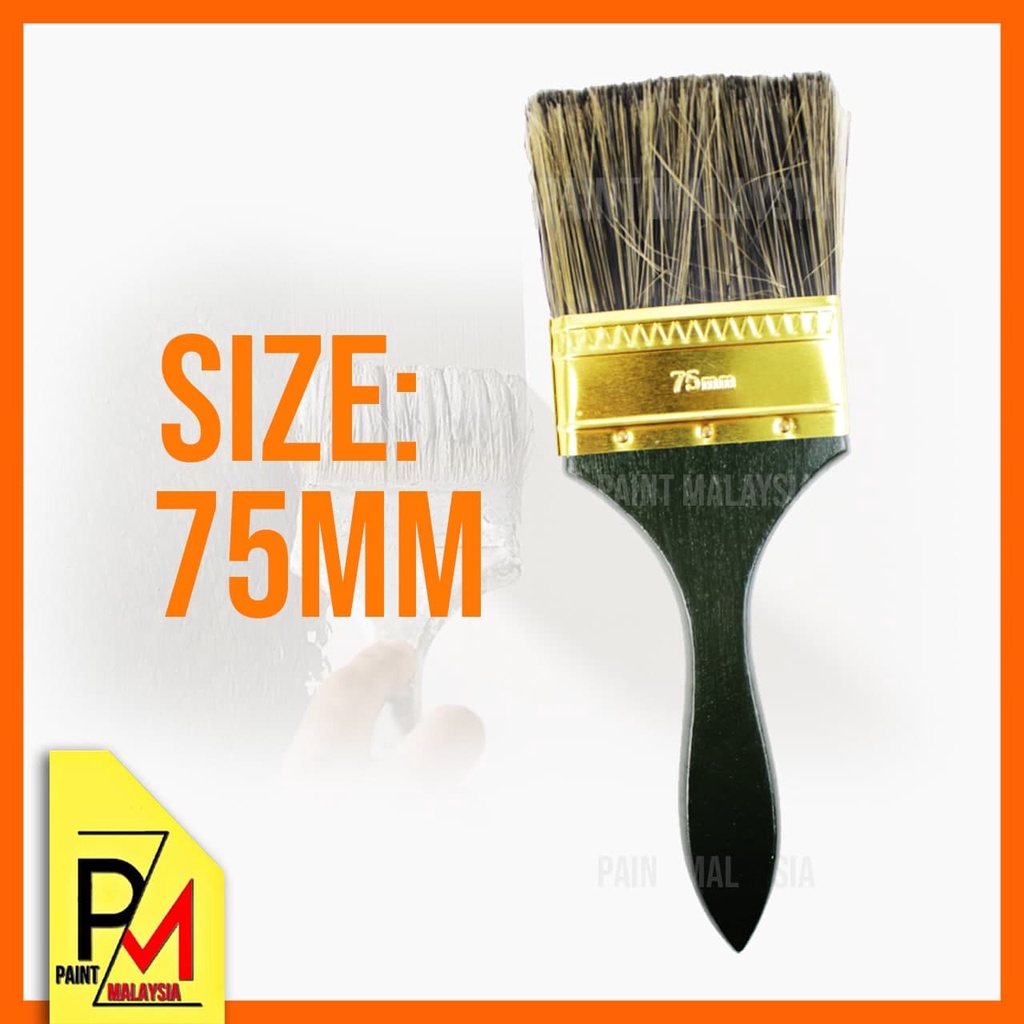 KATA 710 Nylon Horse Hair Paint Brush Green Handle Paint Brush Painting ...