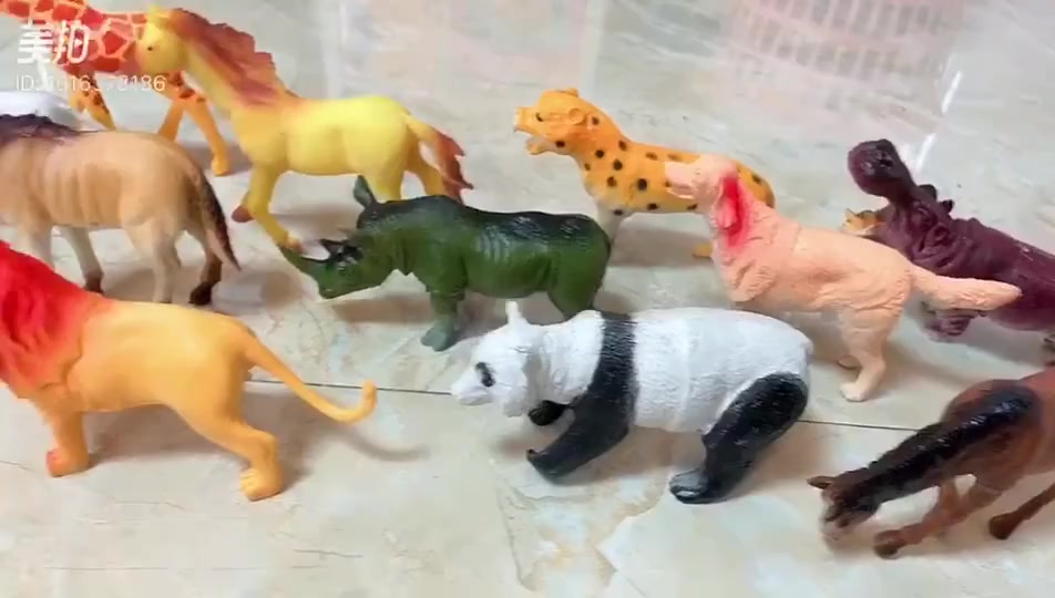 Rubber Animal Figure Toy for Kids Realistic Wild Animal Farm Animal ...