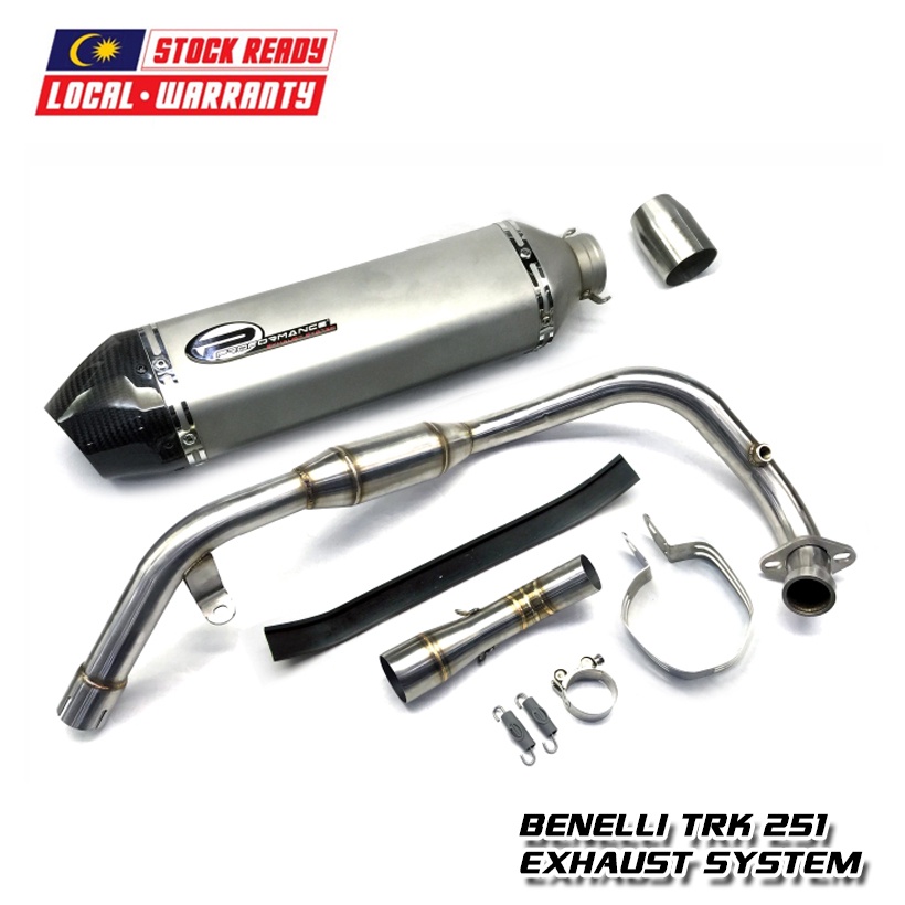 Benelli TRK 251 Exhaust Full System / Ekzos Full System TRK 251 ...