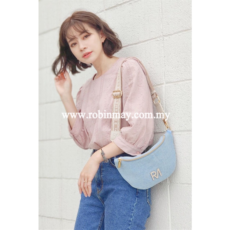 ROBINMAY - 梦特丹宁胸包豪华版（M） | Shopee Malaysia