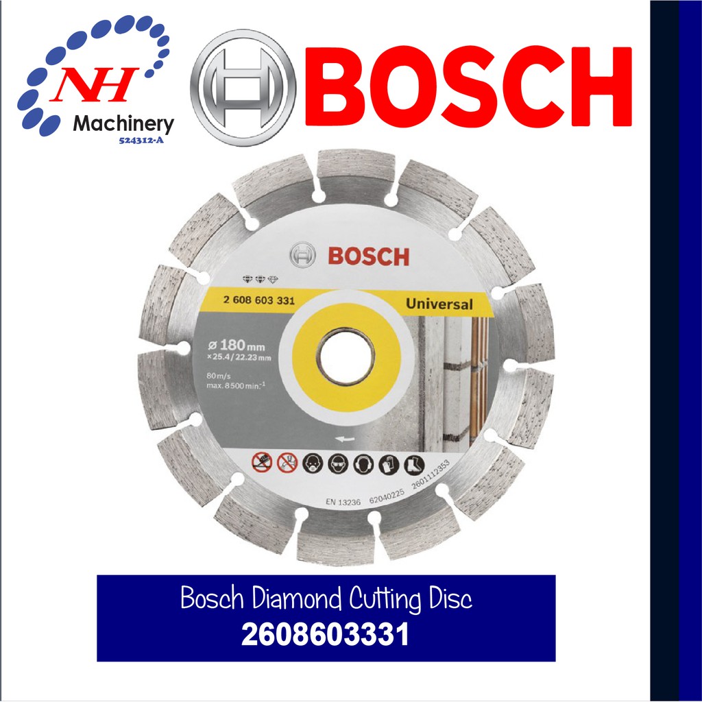 Bosch 2608603331 - Diamond Cutting Disc [UNIVERSAL] | Shopee Malaysia